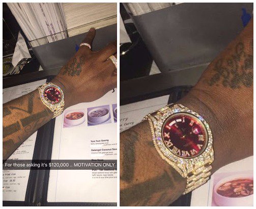 Davido Reveals His Customized Diamond Rolex Watch Cost $120k (Photos ...