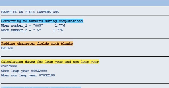 Amarmn.com - SAP ABAP, SAP UI5, SAP Fiori: EXAMPLES ON CONVERSIONS ...