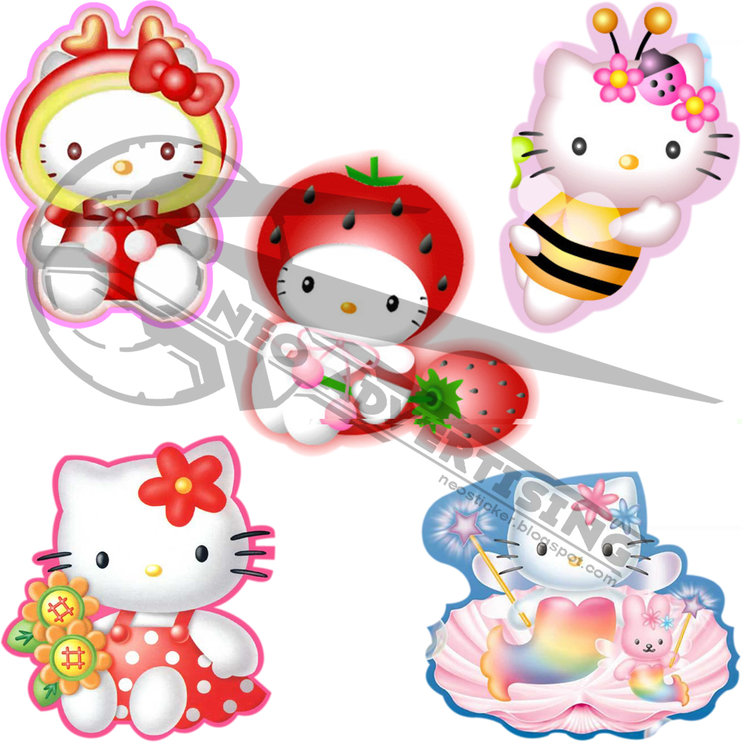 NEO Art Of Sticker: Sticker Set Hello Kitty - Printcut