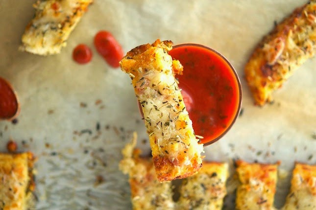 The Iron You: Cauliflower Crust Garlic Breadsticks