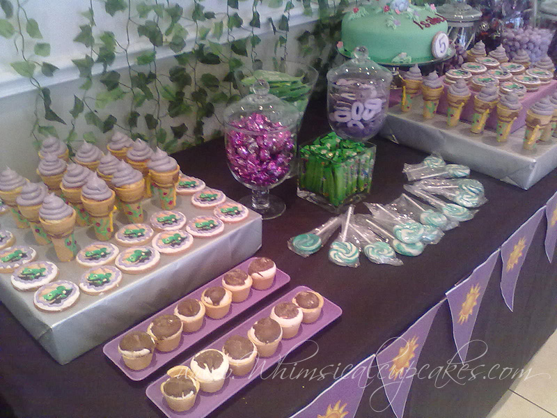 TANGLED CANDY AND CAKE BAR