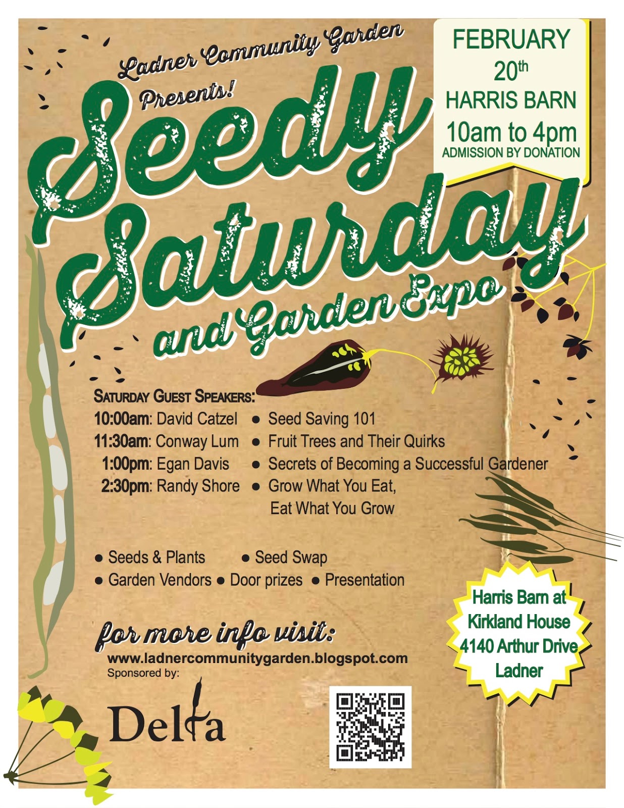 Ladner Seedy Saturday & Garden Expo 2016 Welcomes Our Vendors