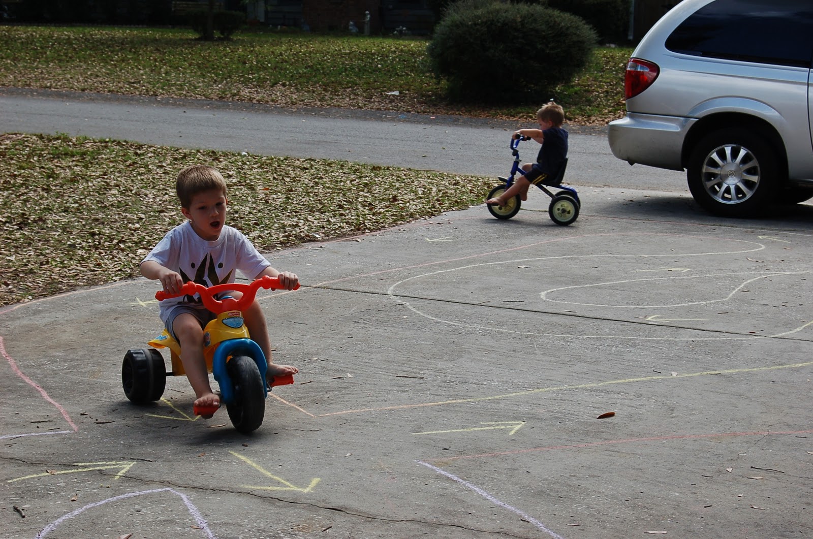 Creating a Bike Path Maze for Kids