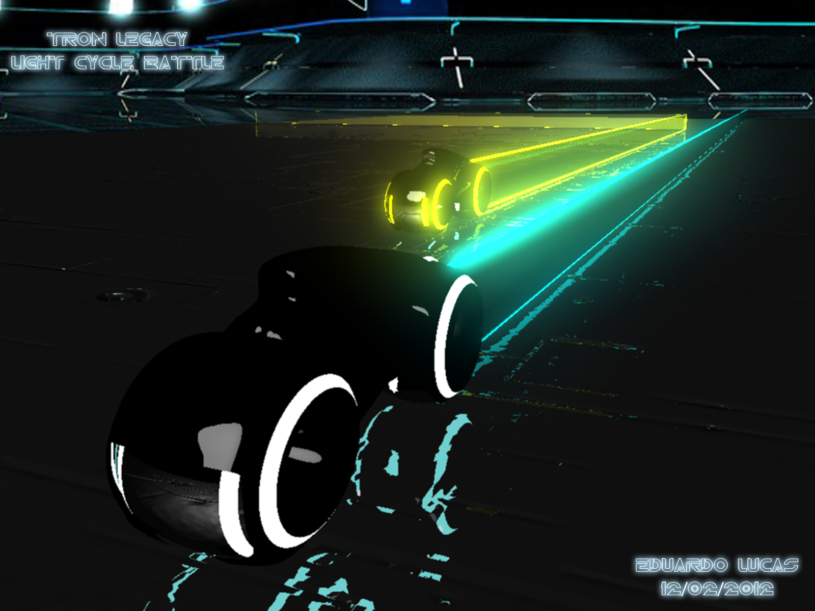 Ronin Creative Design: Tron Light Cycle Battle