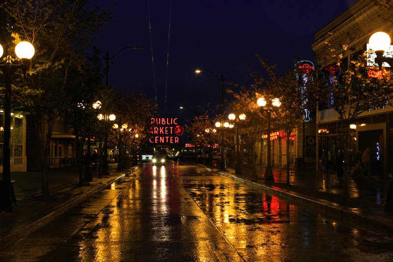 Get What U Imagine...: A Rainy Seattle Night on Pike Street