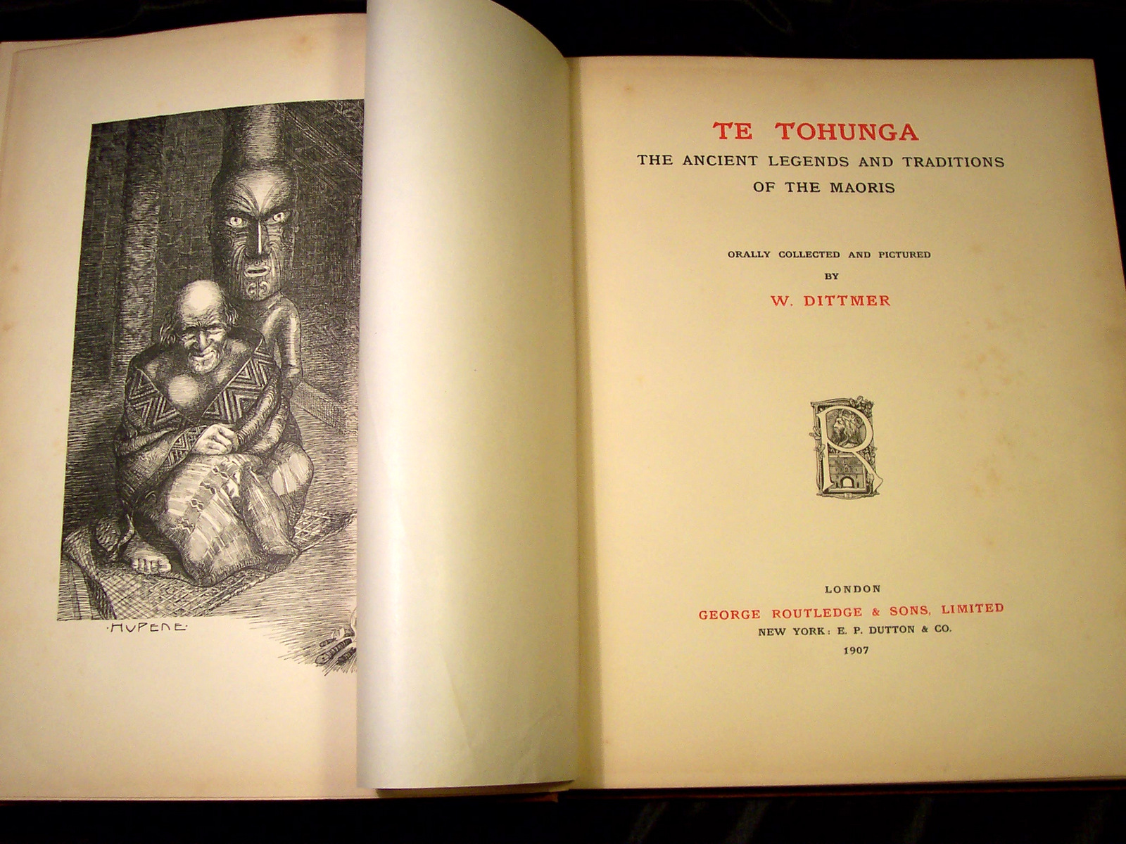 Librairie ancienne et autres trésors...: Te Tohunga par Wilhelm Dittmer.