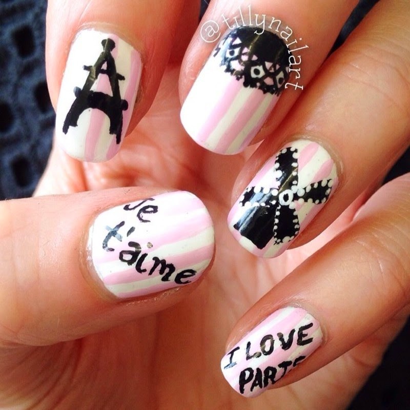 Angel La Vie: Favourite Paris Inspired Nail Designs