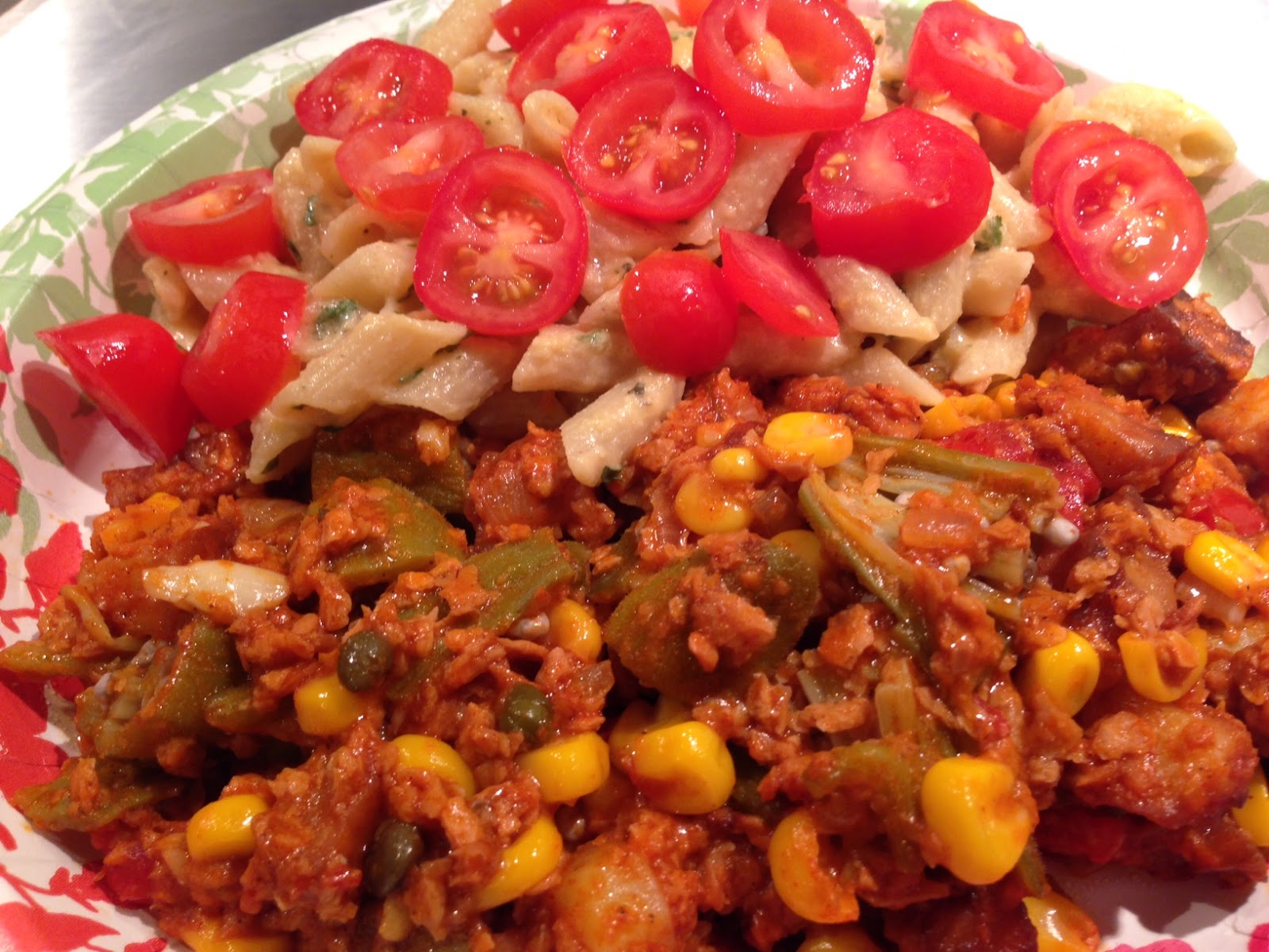 Vegan Latino: Ocra (quimbombó) a la mexicana