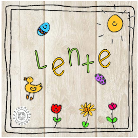 Juf in een klas: Thema LENTE