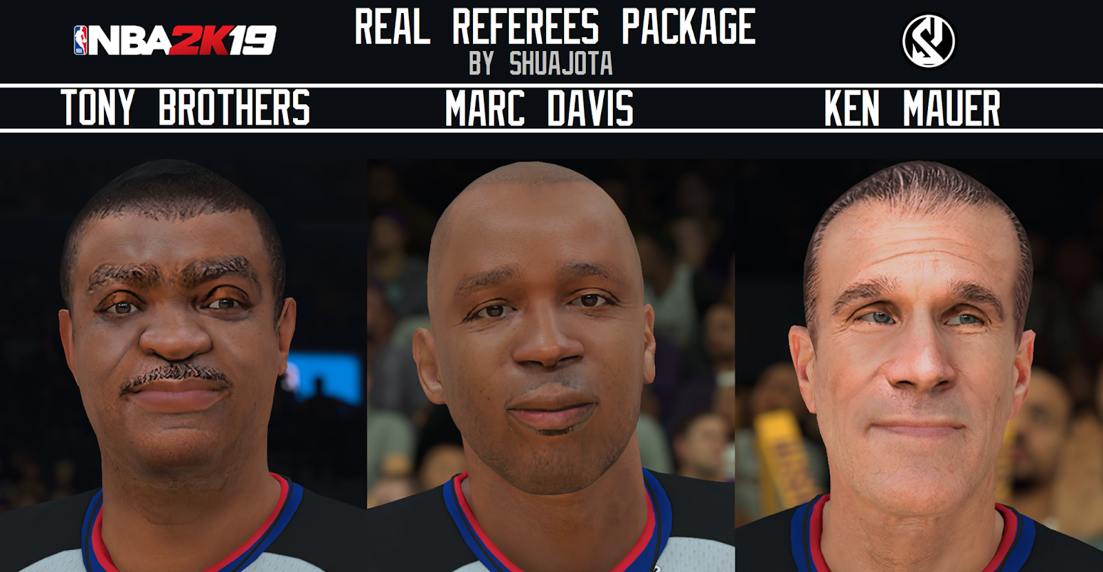 NBA 2K19 Real Referees