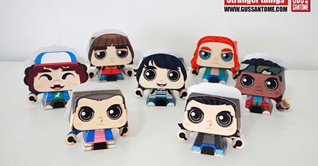 Stranger Things Paper Toys | Paperized Crafts