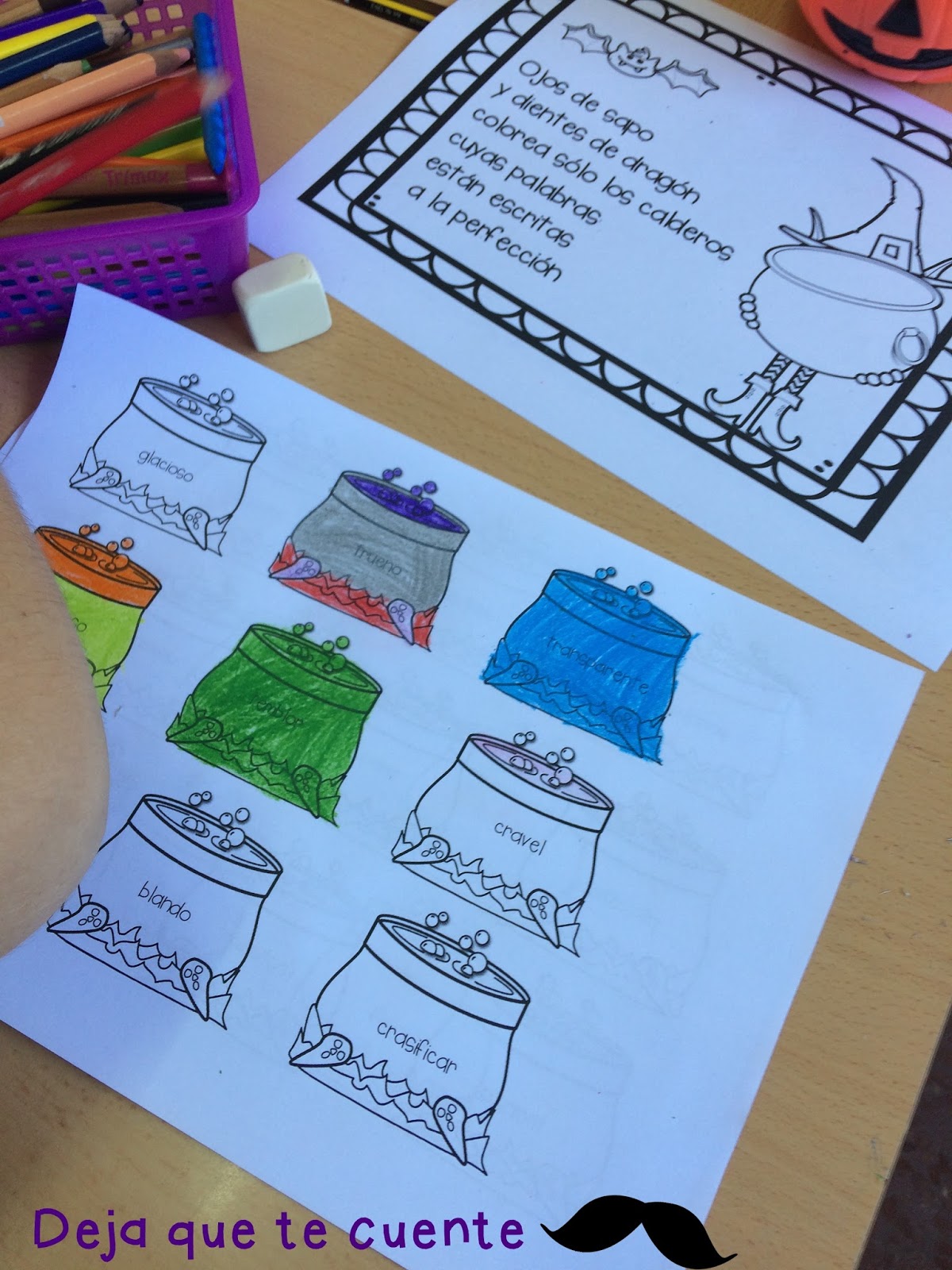 Deja que te cuente...: Palabras en el caldero