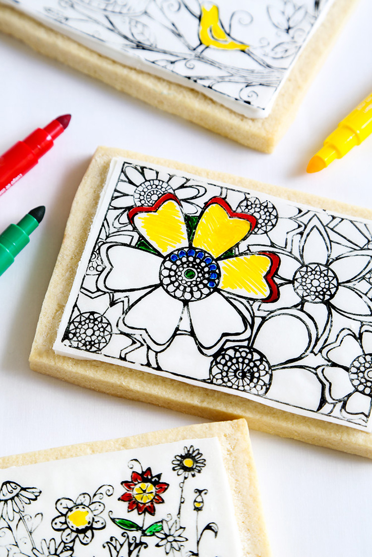 Coloring Book Cookies for The Etsy Blog! | Sprinkle Bakes