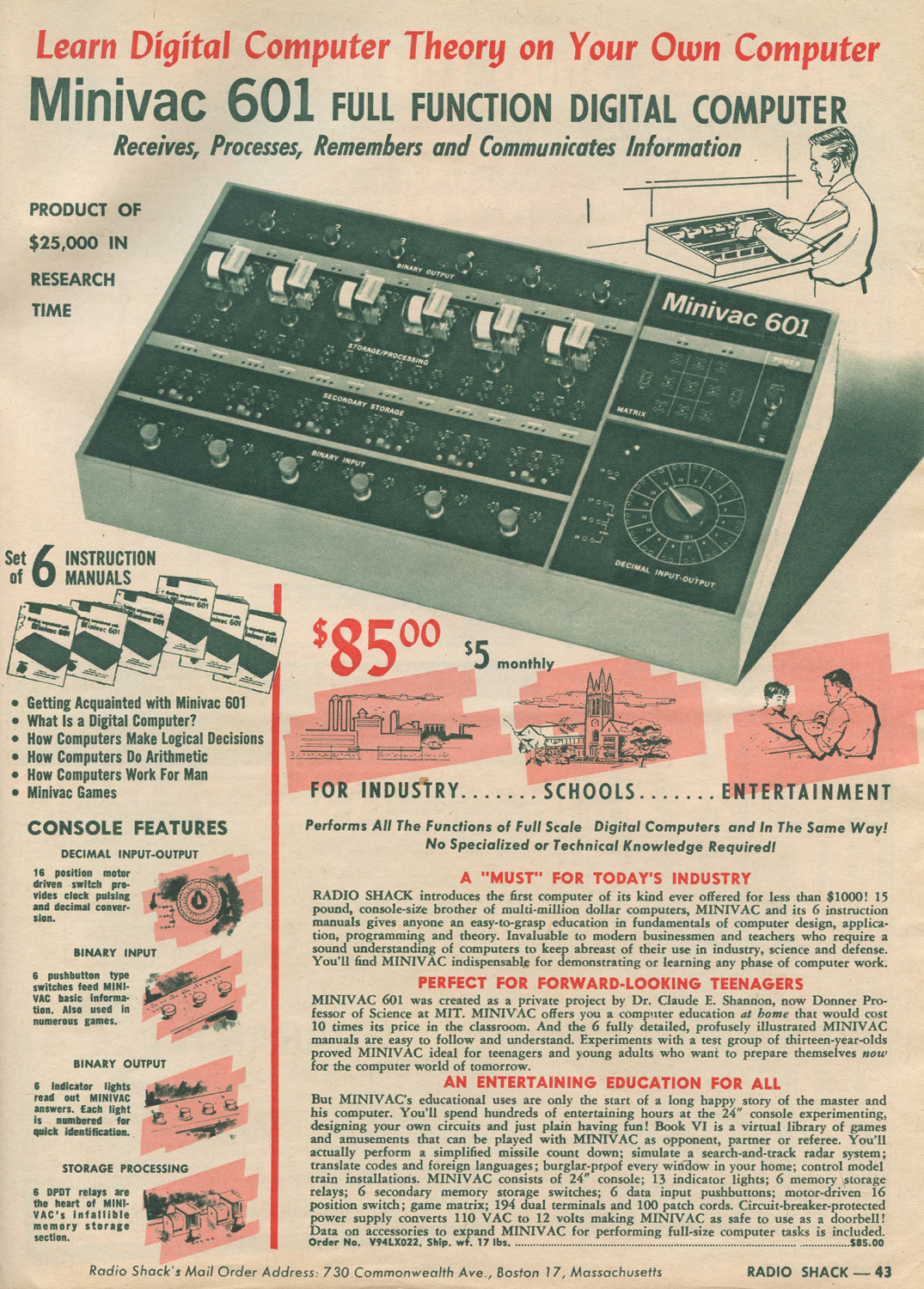 Neato Coolville: HIGHLIGHTS FROM A 1961 RADIO SHACK CHRISTMAS CATALOG