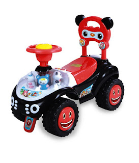 Panda Dream Rider Toy Car For Baby (Black)