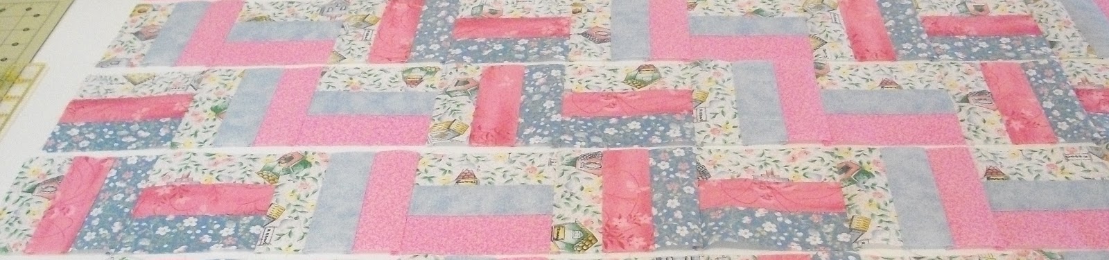 Debbie's Quilting Adventure: Project 4: HARRIET’S TRIPLE RAIL FENCE QUILT