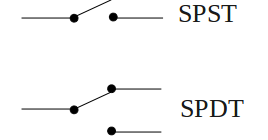 Basic Electrical Engineering: What is the full meaning of spdt