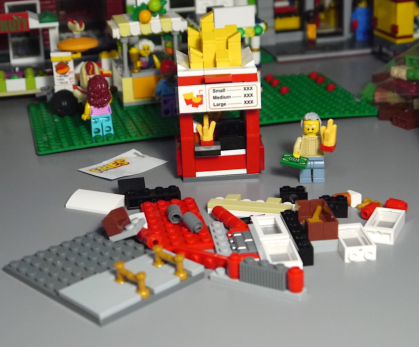 Bricks And Figures: Sembo 6064 Not Lego French Fries Concession Stand MOD