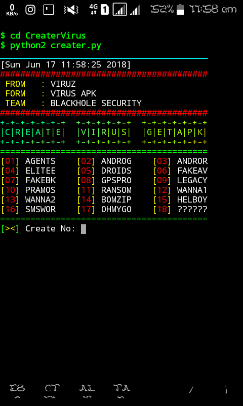 Cara Membuat Virus Berbahaya Di Termux - Termux Tutorial Kopasser 1
