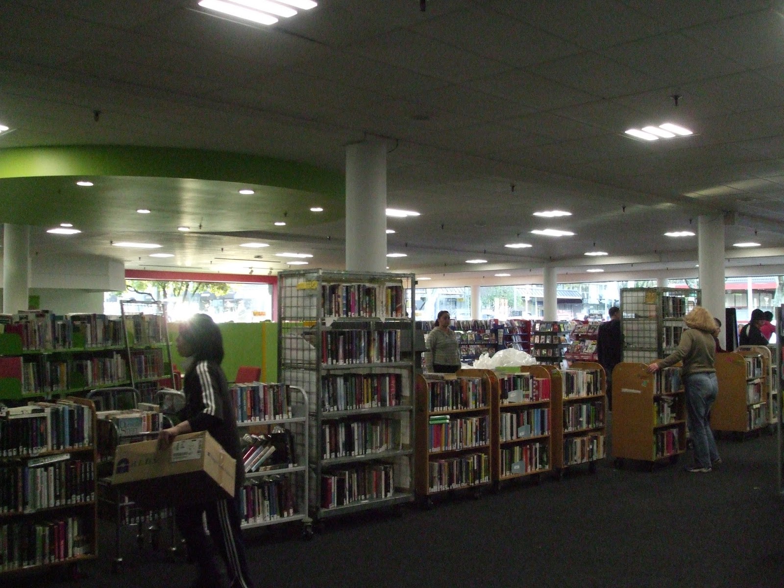 Rotorua Library: The new, temporary Rotorua Library.