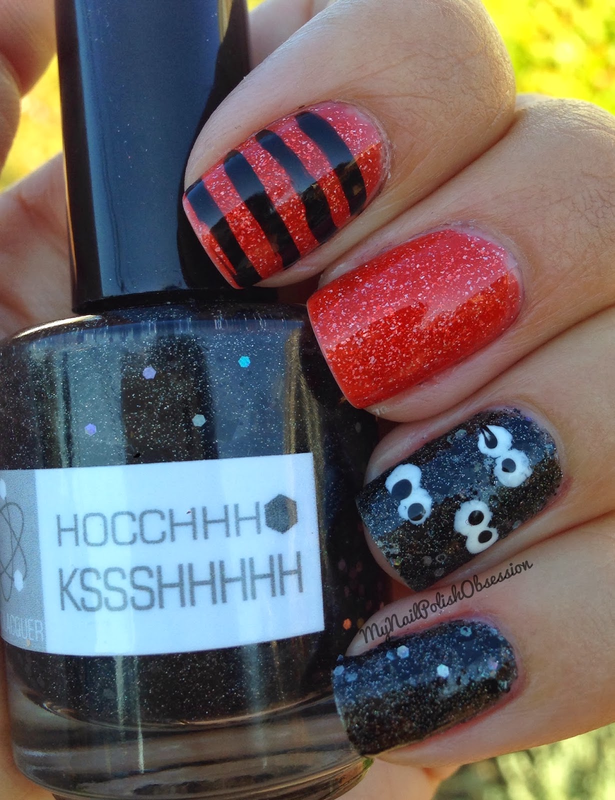 My Nail Polish Obsession: Halloween Eyes Mani