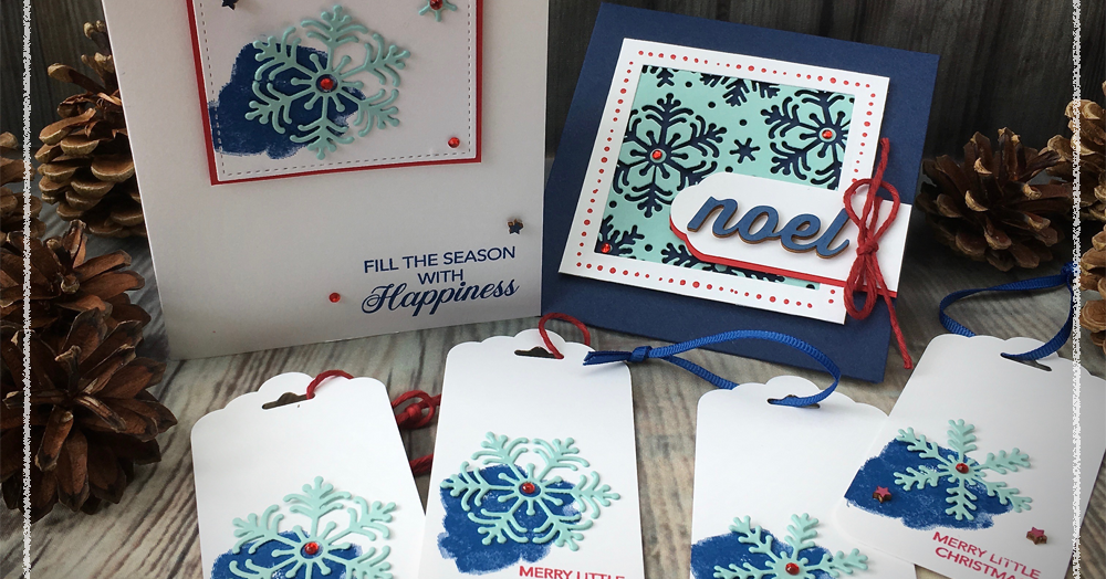 All Things Stampy: Blizzard Thinlits meet Peaceful Noel