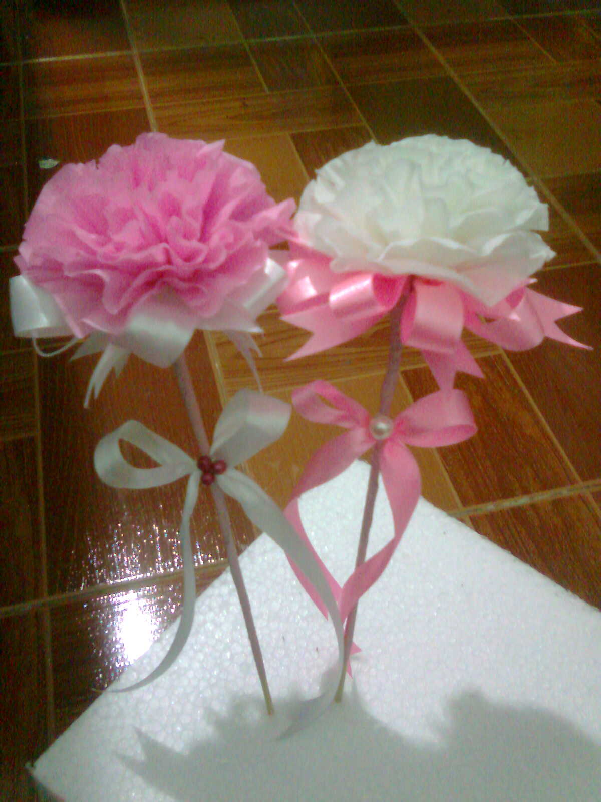 KOLEKSI GUBAHAN HANTARAN: Bunga tisu & bunga telur