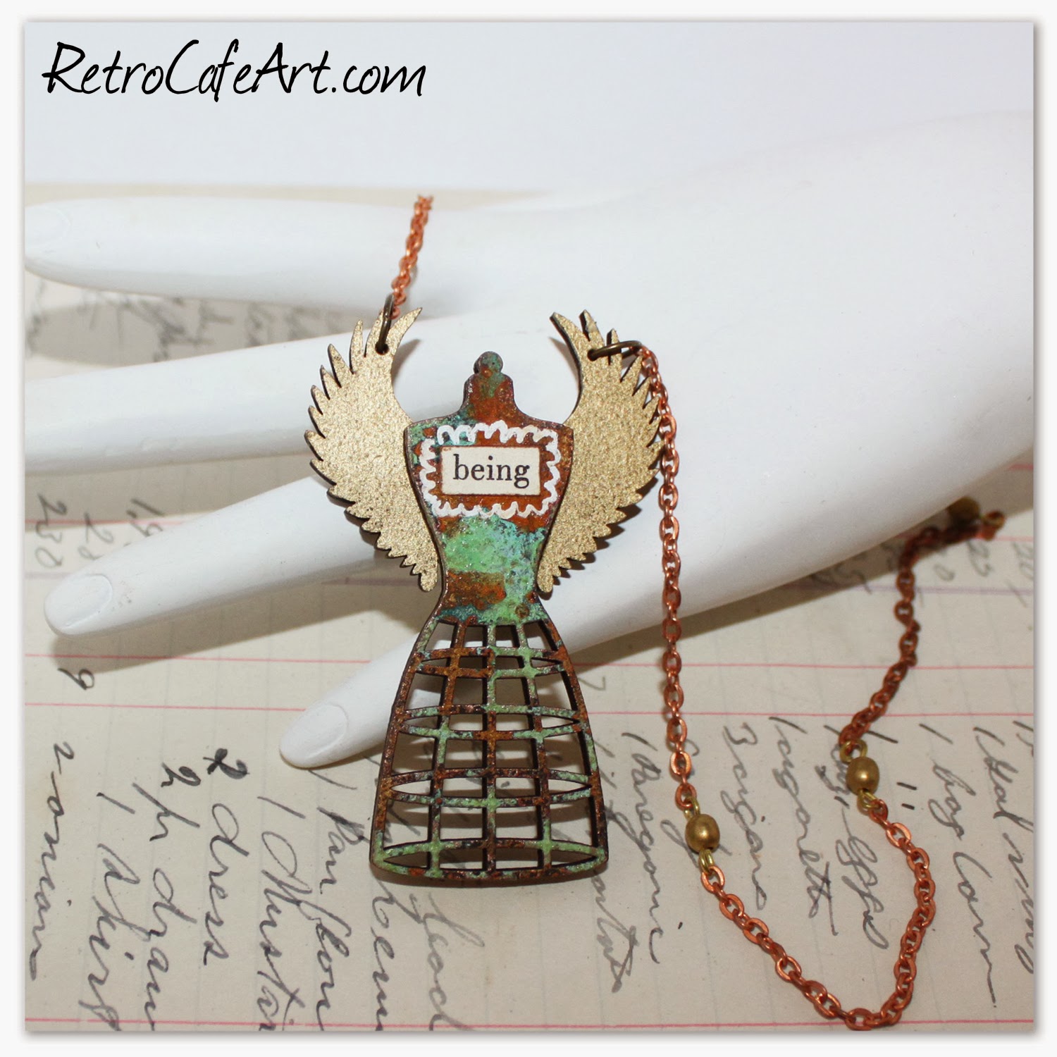 Retro Café Art Gallery: Victorian Scrap Angel Ornaments and More!