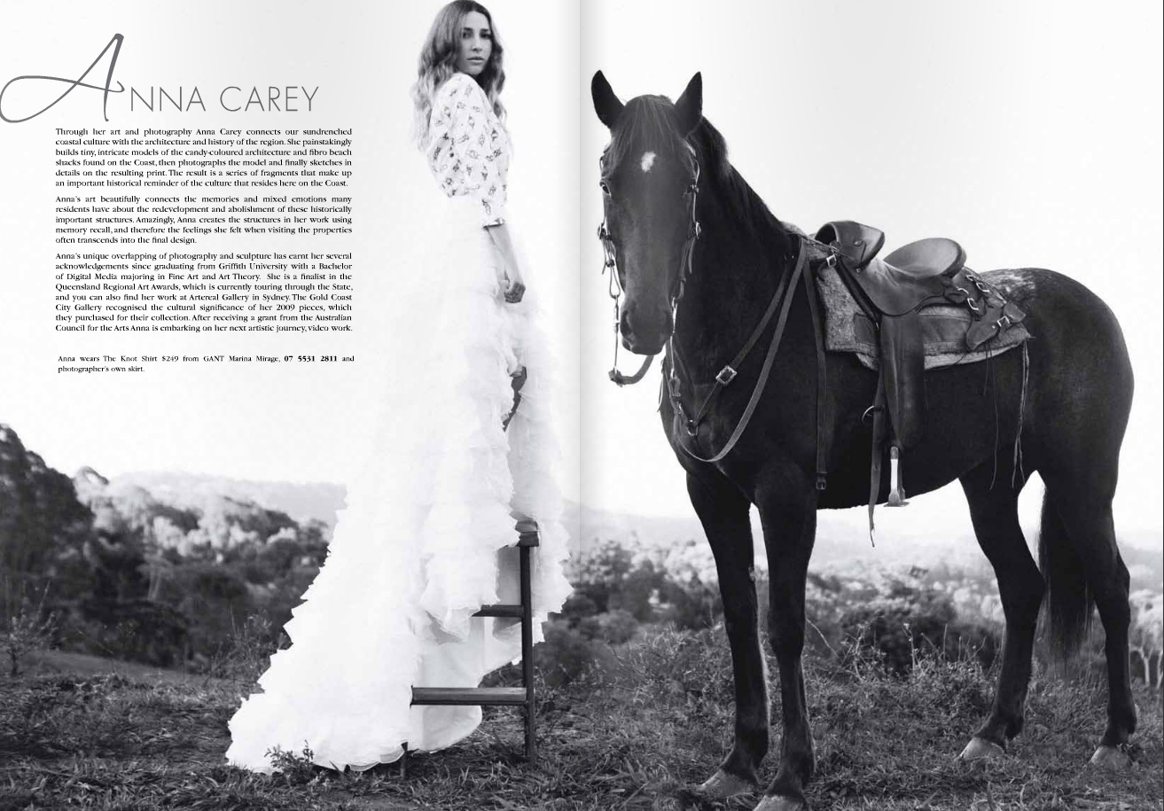 Artereal Gallery: ANNA CAREY / IN THE MEDIA