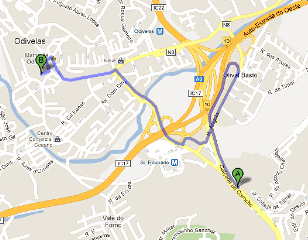 Pensar Odivelas: Como chegar ao Mosteiro de Odivelas.