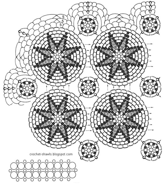 Ergahandmade: Crochet Shawl + Diagrams