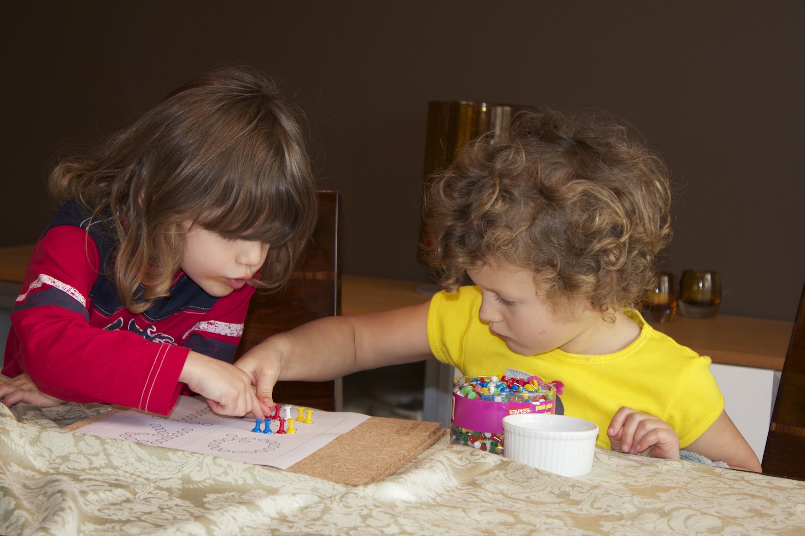 Play At Home Mom LLC: Getting Creative with Push Pins