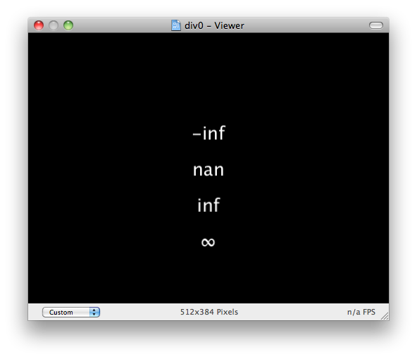 DJGJ.jp: 0 で割ると無限