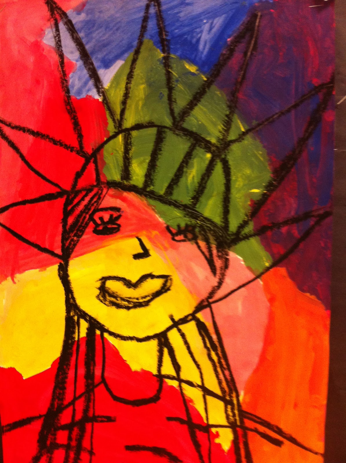 Happily Ever After...An Art Teacher's Fairy Teal: Lady Liberty