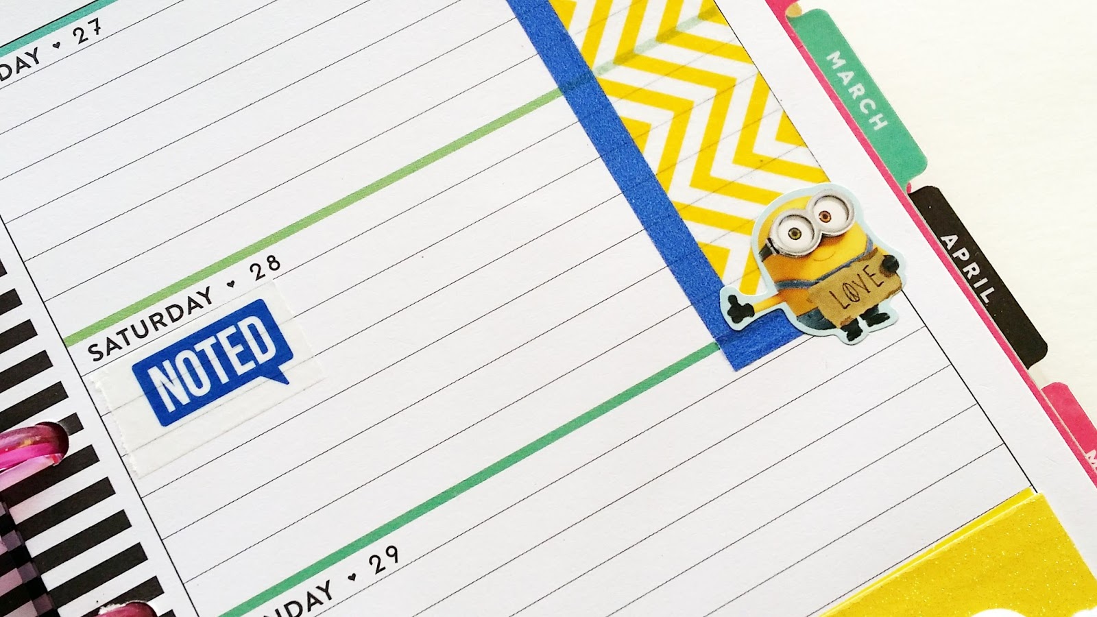 Creating Anniething: Minion Layout for the Mini Happy Planner