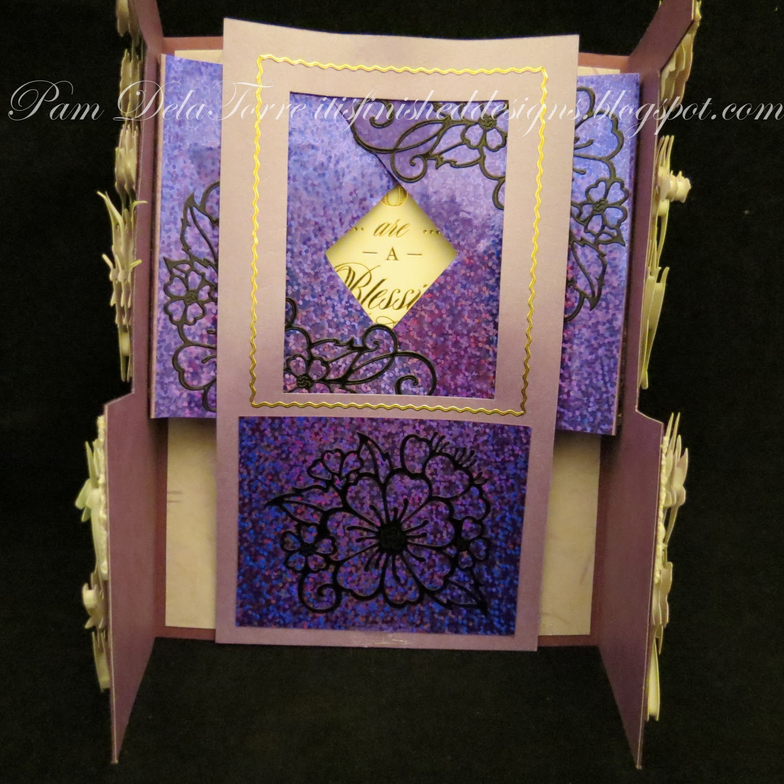 It Is Finished Designs : A Peek a Boo Card!