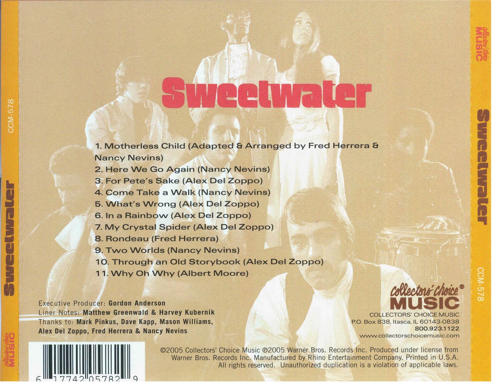 Las Galletas de Maria: Sweetwater - Sweetwater (1968 US)