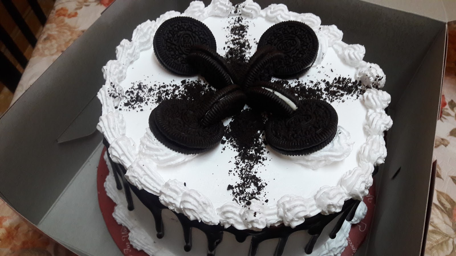 Teratak Honeyz: Kek Aiskrim Oreo