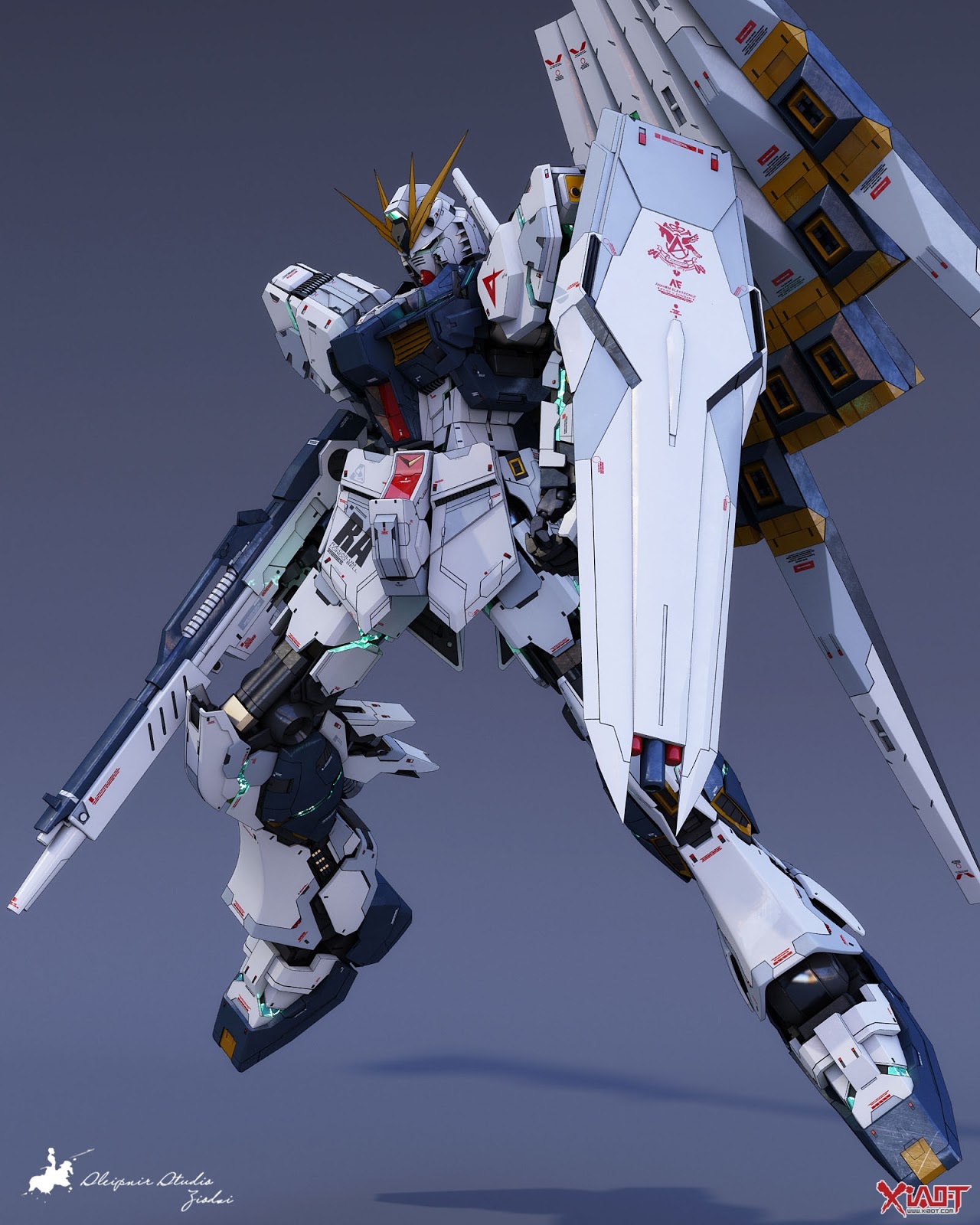 3D Graphics: nu Gundam Variation