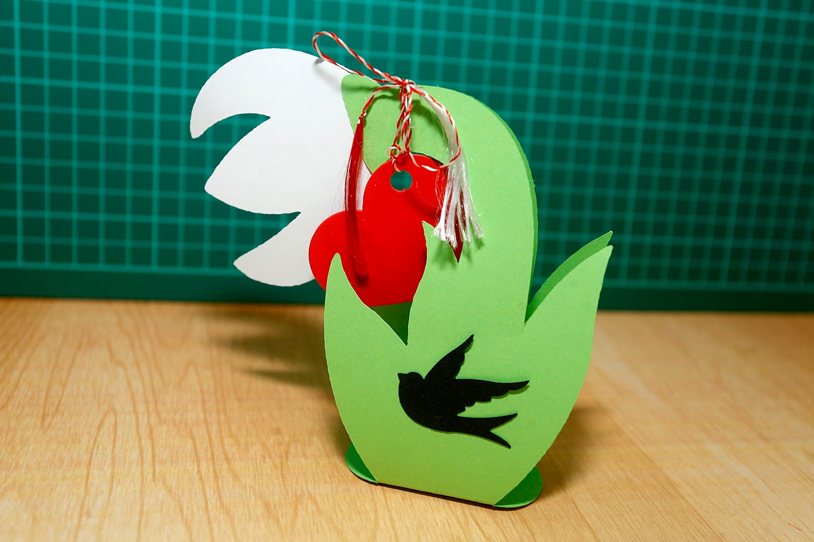 verde personalizat: Set creativ Cosulet ghiocel