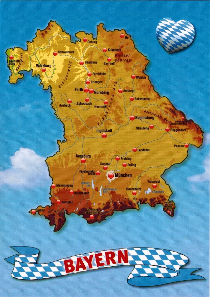 Map Cards - Hunting: 0422 Germany - The Free State of Bavaria