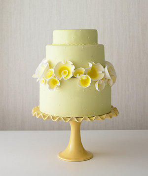 Wedding By Designs: Yellow Wedding Cakes Design