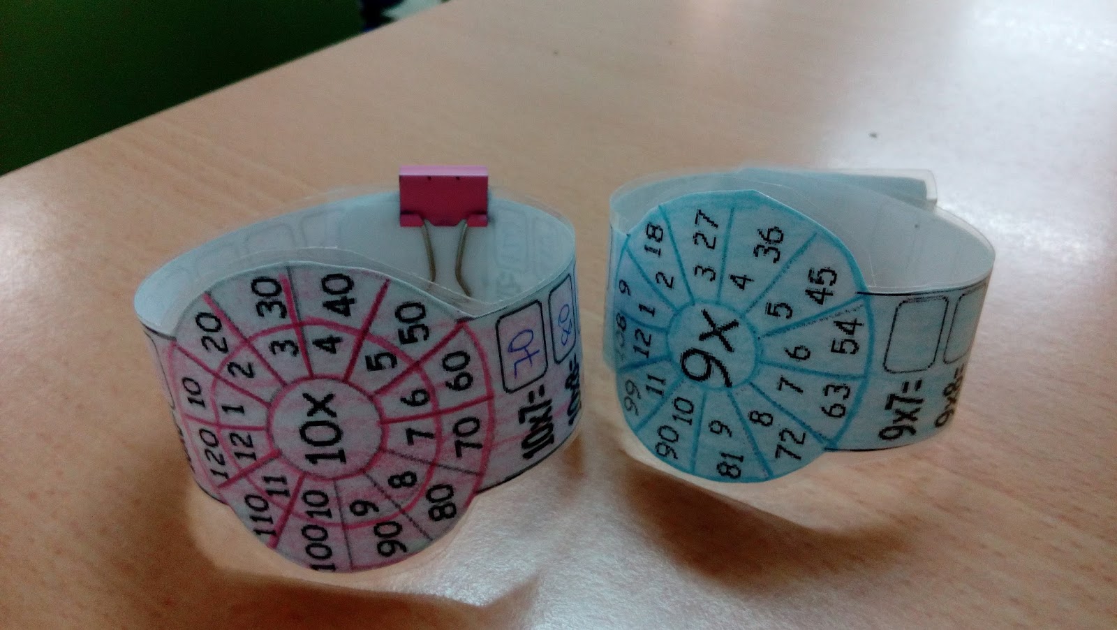 PAVI-COMPANY: RELOJES-TABLAS DE MULTIPLICAR