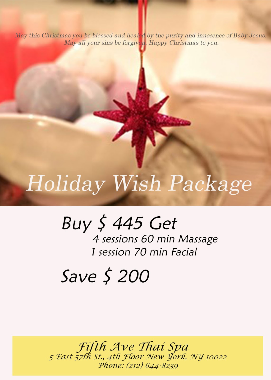 Best Christmas Spa Gift For Your Loved ones@Fifth Ave Thai Spa 1718 932 ...