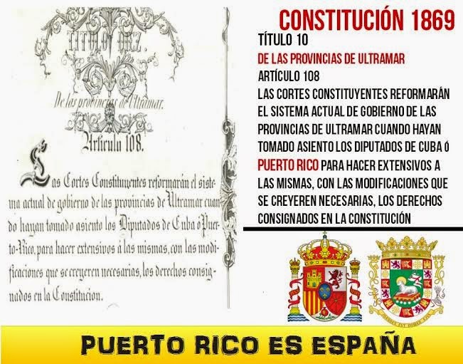 Movimiento de Reunificación de Puerto Rico y España: LA CONSTITUCIÓN ...