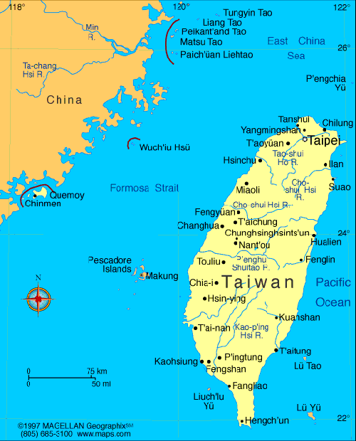 Taiwan capital Taipei, turismo