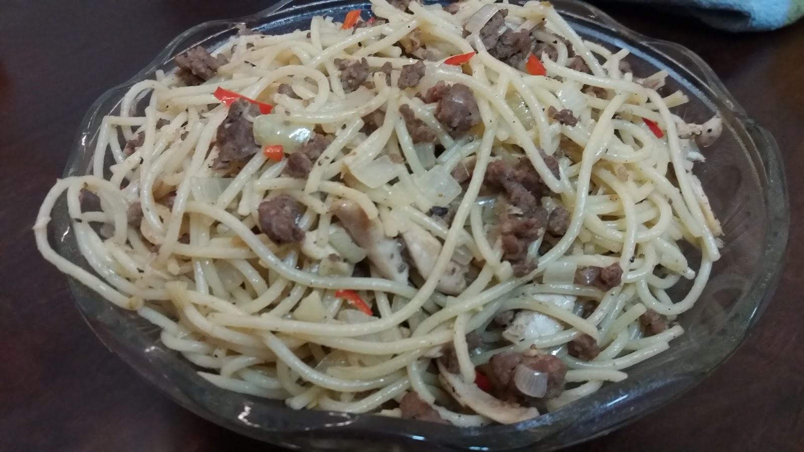 CiK SiTi GeBu: Spaghetti Daging dan Ayam