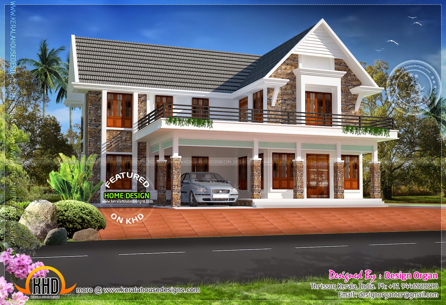 House Designs: Nice villa design 347 square yards