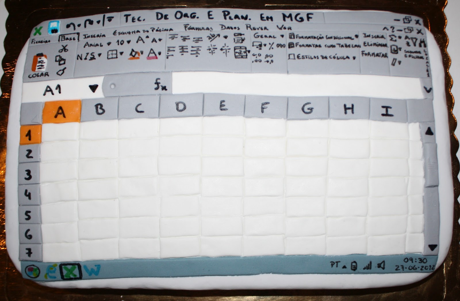 Bolos à Medida: Bolo Excel