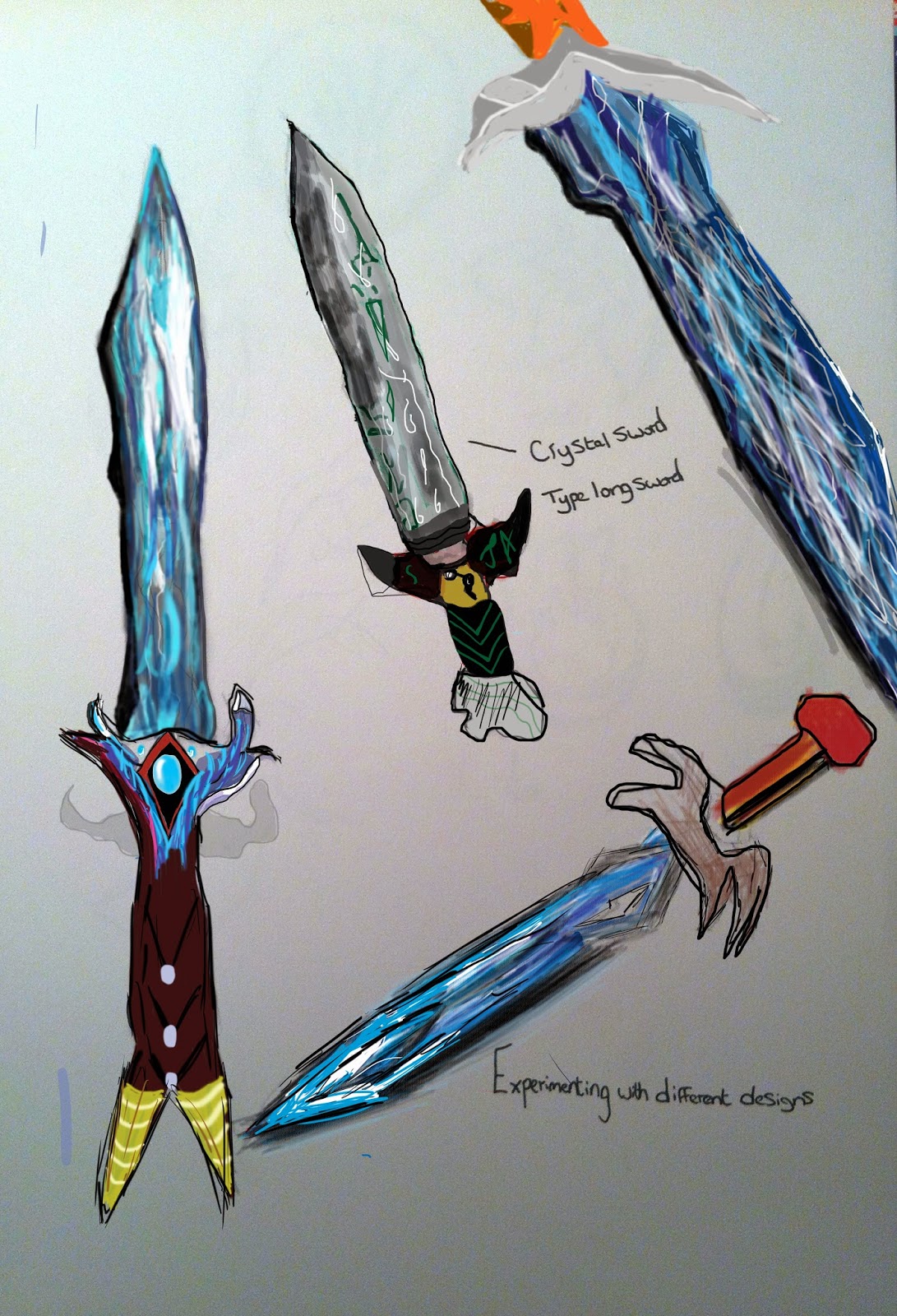 Cute Cake Studios: [James] Crystal Swords